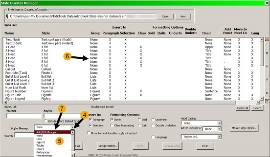 Edittools: Style Inserter